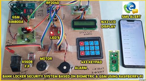 Svsembedded 9491535690 7842358459 Bank Locker Security System Based On Biometric And Gsm📱