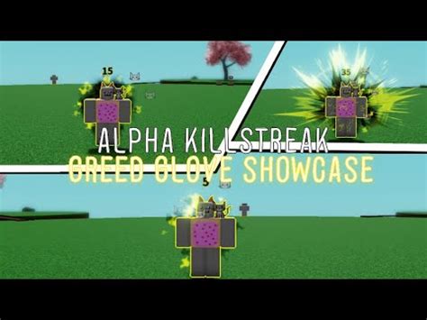 Greed Glove Showcase Alpha Killstreak YouTube
