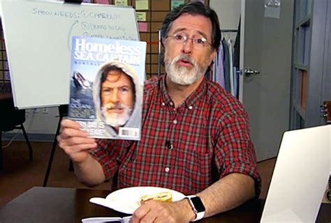 Watch Colbert Shave Off His Hiatus Beard In Late Show Clip