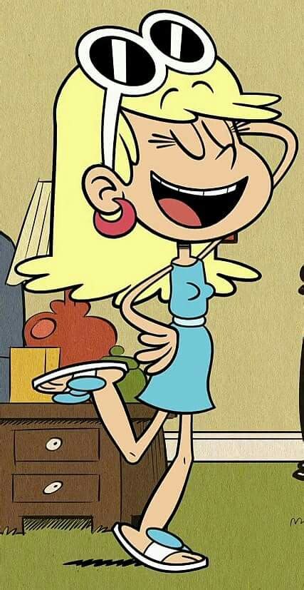 Image Leni Loud In A Sky Blue Dress The Loud House
