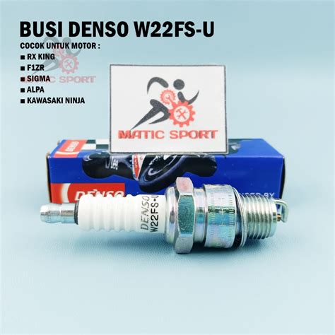 Jual Busi Denso W22FS-U Untuk Motor RX King F1ZR Sigma Alpa Kawasaki ...
