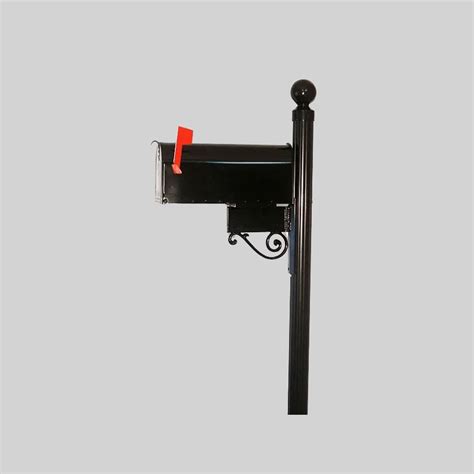 Single Locking Mailbox With Post Mailbox And Sign Solutions