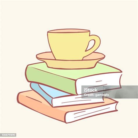 더미 스택 컵 찻잔 커피 차도 서 손으로 그려진된 스타일 벡터 낙서 디자인 일러스트 개념에 대한 스톡 벡터 아트 및 기타 이미지 개념 개체 그룹 공부 Istock