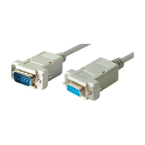 mx db 09p male to mx db 09p female 9c ass type serial data cable 1 5