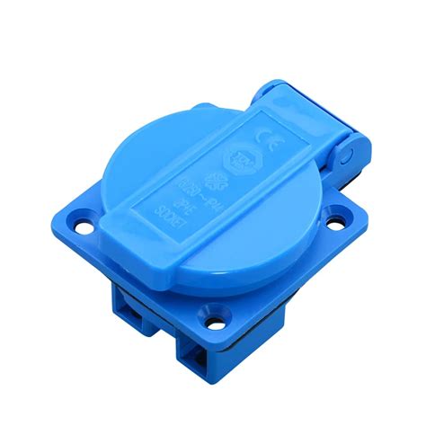 Blue Generator Control Panel Germany Waterproof Socket 16a 250v