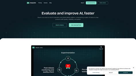 Maxim Ai 평가 및 관찰을 위한 종합 플랫폼입니다