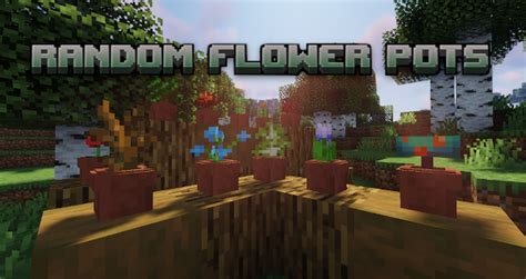 Random Flower Pots Placer Datapack 1 19 Minecraft Data Pack