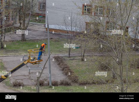 Machine Cuts Trees Hi Res Stock Photography And Images Alamy