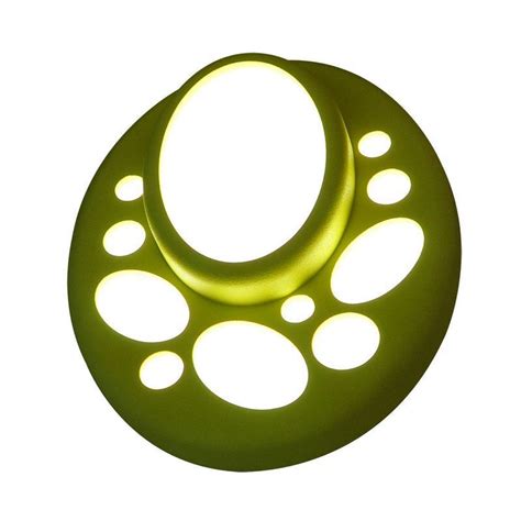 Modern Simple Led Ceiling Light Ellipse Ceiling Light Bright Green Shade