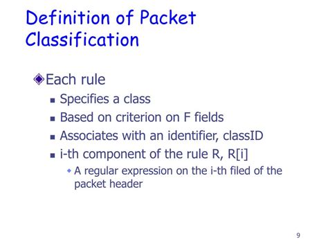 Ppt Packet Classification On Multiple Fields Powerpoint Presentation