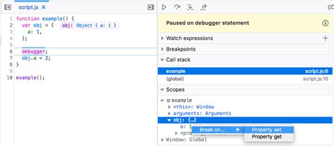 debugging variables with watchpoints in firefox 72 mozilla hacks