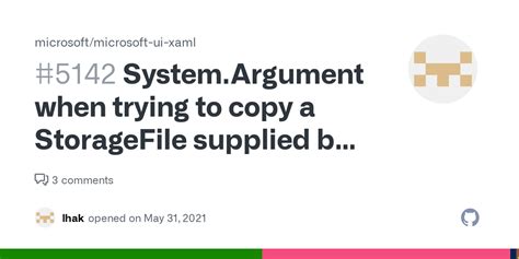 System ArgumentException When Trying To Copy A StorageFile Supplied By