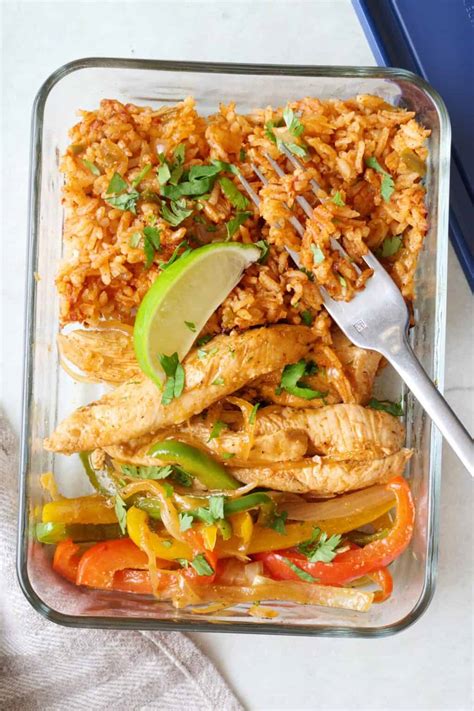 Chicken Fajita Meal Prep