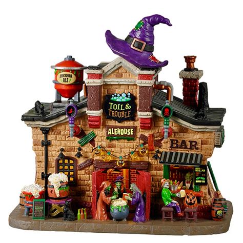 Lemax Spookytown Toil Trouble Alehouse Michaels