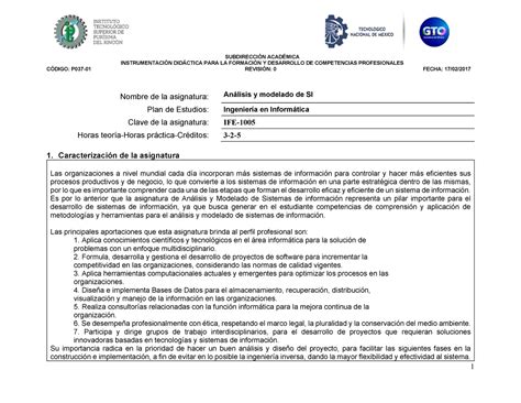 An Lisis Y Modelado De Sistemas De Informaci N Instrumentaci N