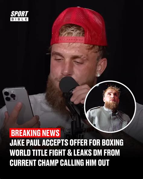 Sportbible 🚨 This Is Really Happening 🚨 The Champ Got