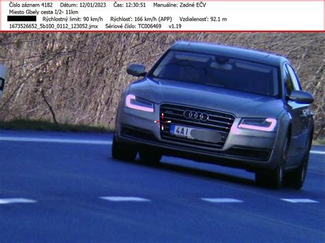 Na Ceste Kúty Gbely „letel“ 166 Kmh Nazáhorísk