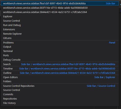 Quickopenview Bug And Inconsistency · Issue 122838 · Microsoftvscode