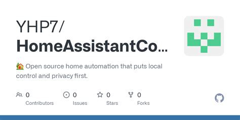 Github Yhp7 Homeassistantcore House With Garden Open Source Home Automation That Puts Local