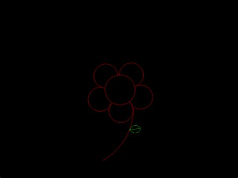 Cc Program To Draw A Flower Graphics Kashipara