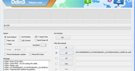 Cara Flash Samsung Galaxy V SM G HZ Atau Samsung Galaxy V Via Odin