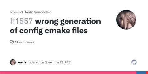 Wrong Generation Of Config Cmake Files · Issue 1557 · Stack Of Tasks