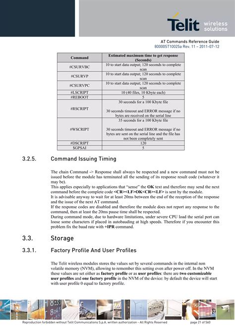 Telit At Commandsreferenceguider11 Pdf Programming Languages Computing