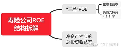 2023前三季度寿险公司三差收益率排行榜：平安第一，人保健康第二，友邦第三！ 先说结论 ：1、 13精”给出了寿险公司roe的结构拆解公式