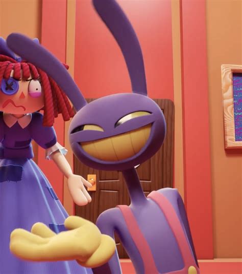 ੭🎪୧ㅤ۫ㅤ۪ ꒰ Jax X Pomni Matching Icon 1 2 ꒱ㅤ۫ㅤᰍ Arte Clip De época