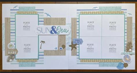 Pin By Amy Hansen On CTMH Layouts Scrapbook Design Layout Winter Scrapbook Layouts Beach