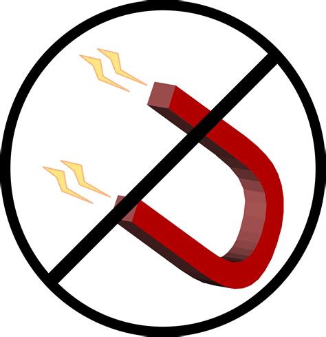 Clipart No Magnetic Fields