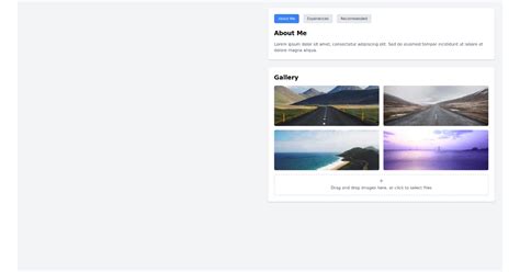 Profile Component Free React Tailwind Component