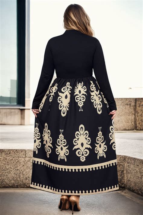 Elisabeth Plus Size Boho Maxi Dress Hello Curve