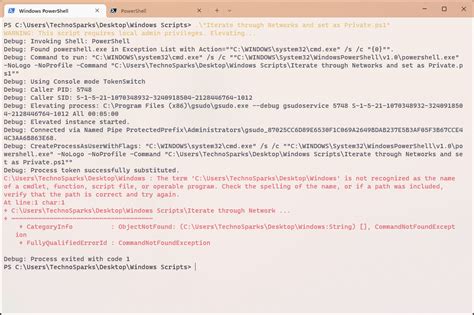 Issue Script Self Elevation Fails If The Script Location Contains