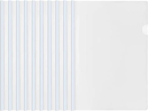 SPS Plastic Strip File Folder Transparent A4 Sliding Bar Report