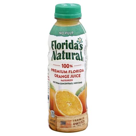 Florida S Natural 100 Juice Orange No Pulp 14 Oz Instacart