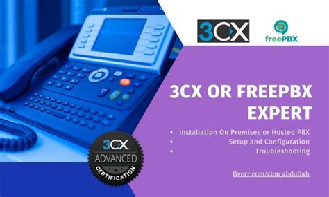 Install Setup And Troubleshoot Cx Or Freepbx Voip For You By Zion Abdullah Fiverr