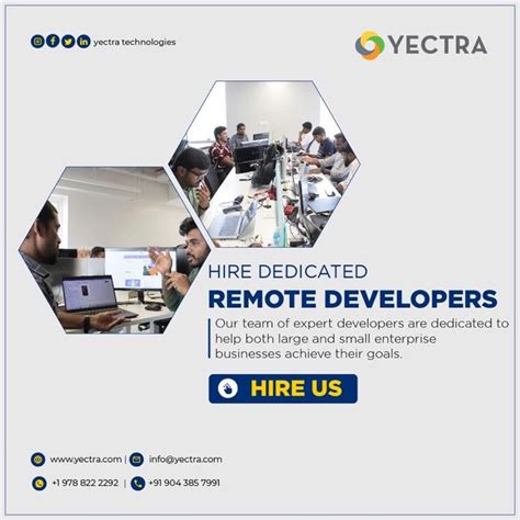 Yectra Technologies On Linkedin Hire Hiring Hiredevelopers