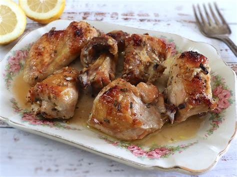 Frango no forno limão mel e alecrim Food From Portugal