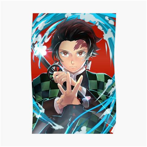 Tnjirou Demon Slayer Fanart By Horoharo Poster For Sale By Horo Haro