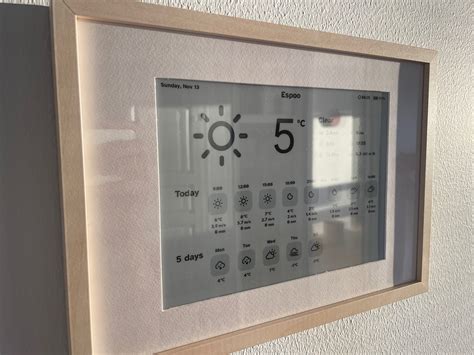 Building An E Ink Weather Display For Our Home Kimmo Blog