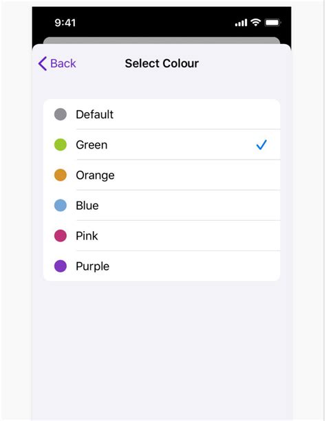 Is It Possible To Get This List Style On A Picker Similar To A