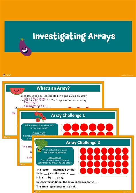 Investigating Arrays Year 4 Cgp Plus