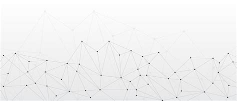 Abstract Network Technology Geometric Dots Vector