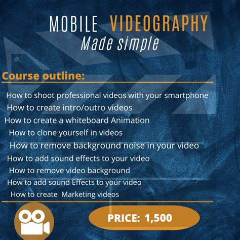 Buy Mobile Videography Made Simple By Nathan Tanko On Selar