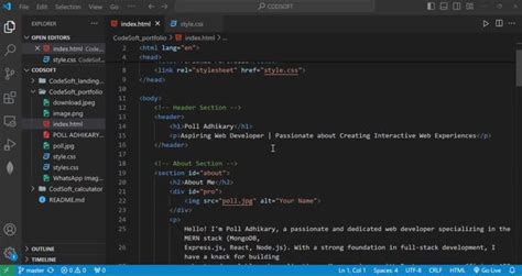 Poll Adhikary On Linkedin Webdevelopment Html Css Coding Codsoft