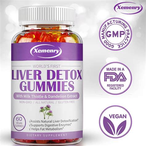 Ang Liver Detox Gummies Ay Naglalaman Ng Milk Thistle At Dandelion