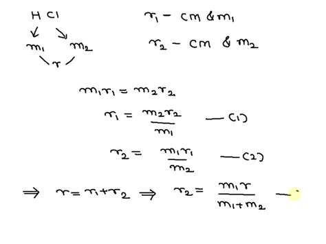 Solved The Rotational Spectrum Of The Hcl Molecule Contains Lines With Wavelengths Of 0060 4