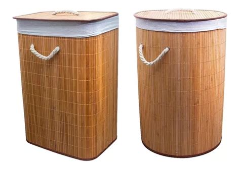 Cesto Canasto Ropa Sucia Laundry Plegable Simil Rattan