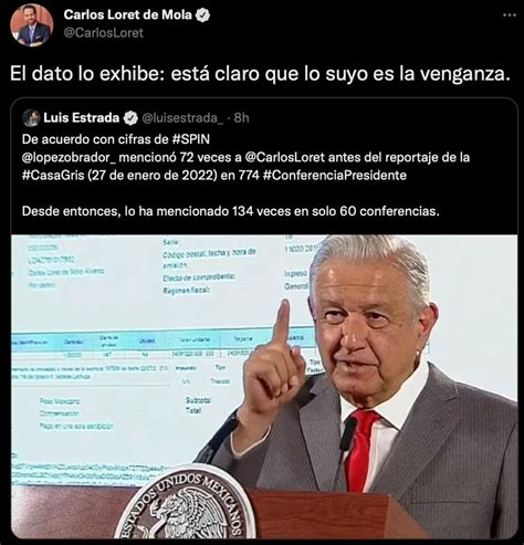 Así reaccionó Loret de Mola a la cantidad de veces que AMLO lo ha mencionado en la mañanera